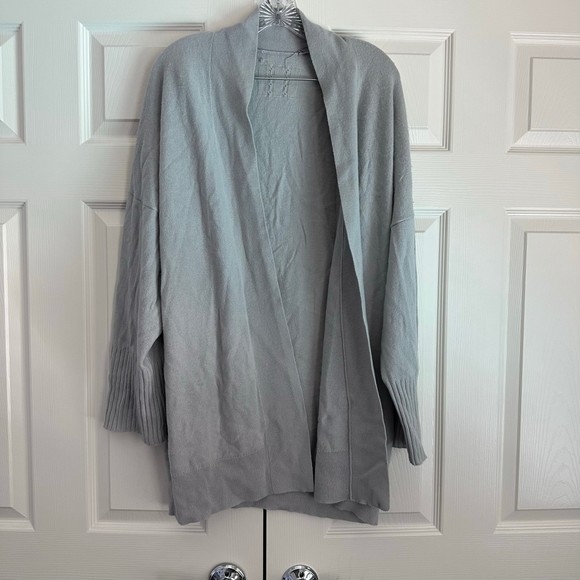 missing tag | Sweaters | Womens Cashmere Long Open Cardigan Grey Size L ...